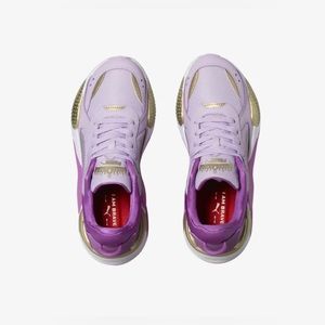 Puma | Shoes | Puma Rsx Womens Purple Gold Pink Rsx New | Poshmark